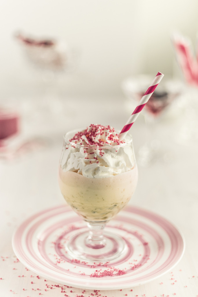 Lait frappé au Gâteau à la crème glacée - l'heure du thé